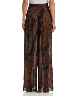 Paige Carina Printed Wide Leg Pants