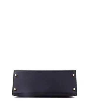 Hermès Kelly 28 Handbag Black Epsom With Gold Hardware