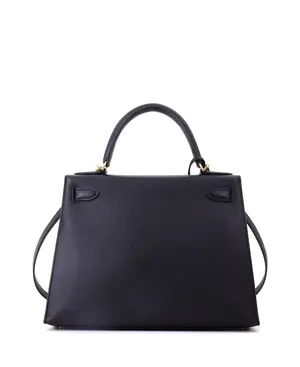 Hermès Kelly 28 Handbag Black Epsom With Gold Hardware