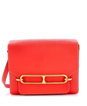 Hermès Roulis Evercolor Leather Crossbody Bag