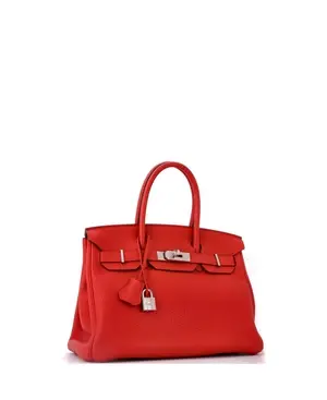 Hermès Birkin 30 Togo Leather Palladium Tote