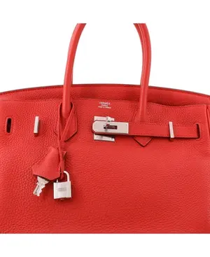 Hermès Birkin 30 Togo Leather Palladium Tote