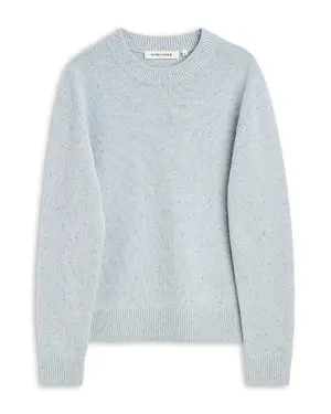 SUNFLOWER Donegal Moon Wool Speckled Crewneck Sweater