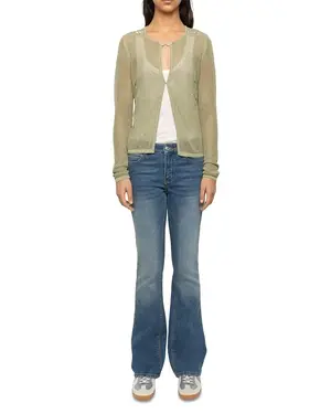 Zadig&Voltaire Saya Shiny Cardigan Sweater