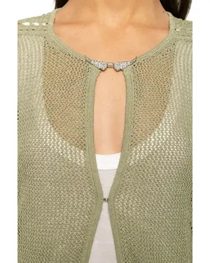 Zadig&Voltaire Saya Shiny Cardigan Sweater