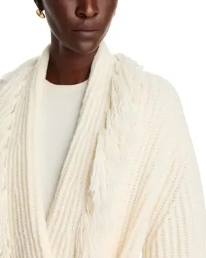 BY MALENE BIRGER Candela Fringe Wrap Cardigan
