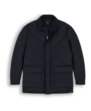 Boggi Milano Technical Fabric Peacoat Padded