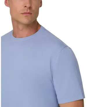 Boggi Milano Stretch Supima Cotton Jersey T-shirt - Light Blue