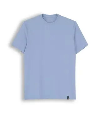 Boggi Milano Stretch Supima Cotton Jersey T-shirt - Light Blue