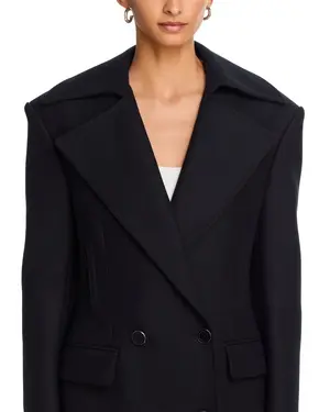 Helmut Lang Sculptural Double Breasted Coat