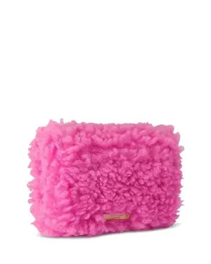 Kurt Geiger Kensington Faux Fur Mini Bag With Chain Strap