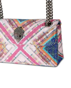 Kurt Geiger Kensington Small Crystal Studded Crossbody Bag - Open Miscellaneous