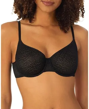 Dkny Modern Lace Unlined Demi Bra - Black