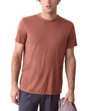 Marine Layer Signature Sea Change Crew Tee - Tortoise Shell