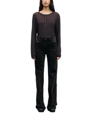 Gerard Darel Anna High Rise Flare Jeans