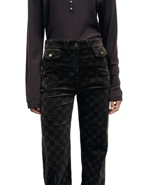 Gerard Darel Anna High Rise Flare Jeans