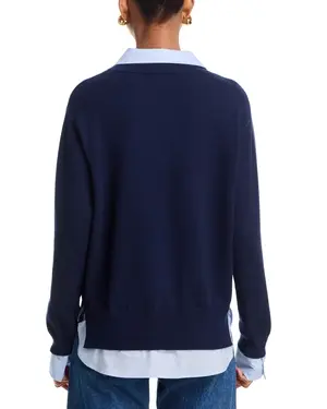 Aqua Layered Look Sweater Exclusive