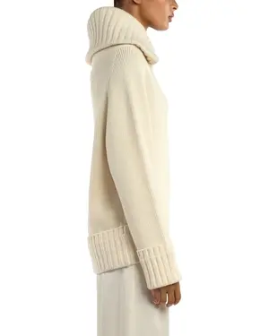 Victoria Beckham Wool-blend Wide Collar Sweater