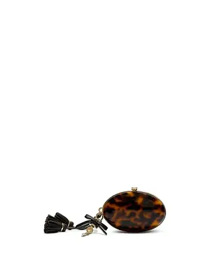 SELF-PORTRAIT Mini Resin Oval Clutch
