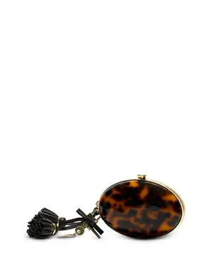 SELF-PORTRAIT Mini Resin Oval Clutch