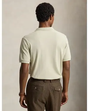 Polo Ralph Lauren Classic Fit Mesh Polo Shirt - Stone