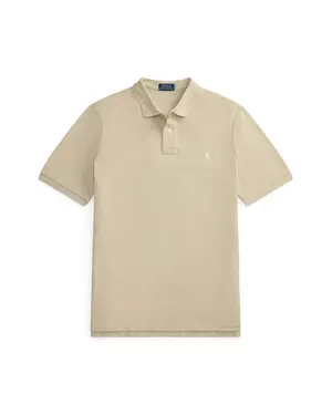 Polo Ralph Lauren Classic Fit Mesh Polo Shirt - Stone