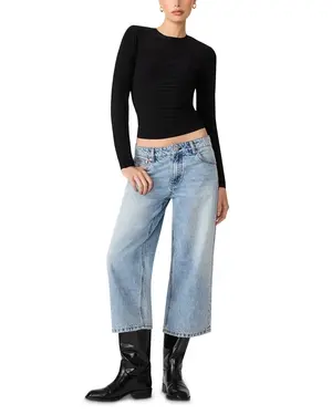 Steve Madden Seline Long Sleeve Knit Top