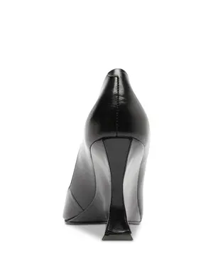 Schutz Siena Leather Wedge Pumps