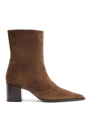 Schutz Raffaela Suede Mid Calf Boots