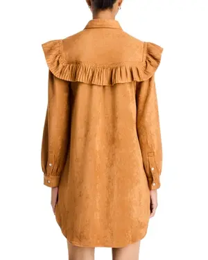 AREA STARS Parker Ruffled Button Front Dress