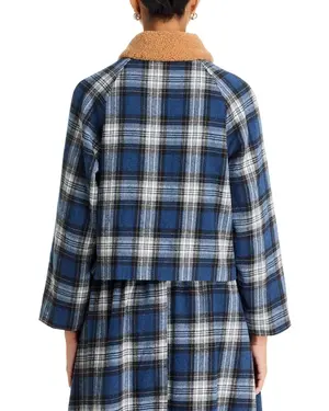 AREA STARS Landon Printed Double Breasted Jacket