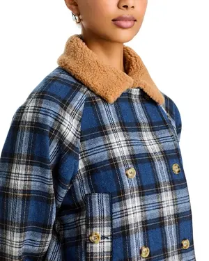 AREA STARS Landon Printed Double Breasted Jacket