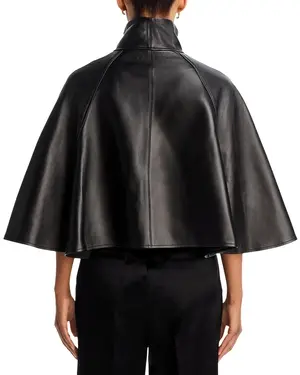 Simkhai Orvik Leather Cape Jacket