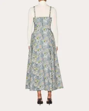 LIA COHEN Reflection Floral A-line Dress