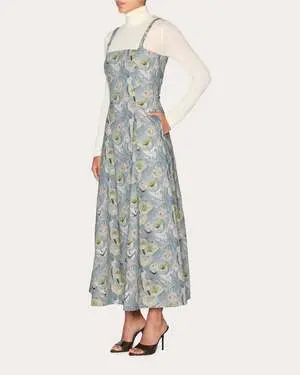 LIA COHEN Reflection Floral A-line Dress
