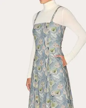 LIA COHEN Reflection Floral A-line Dress