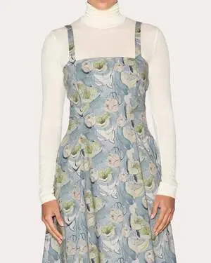 LIA COHEN Reflection Floral A-line Dress