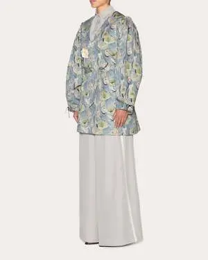 LIA COHEN Abundance Floral Double-breasted Coat