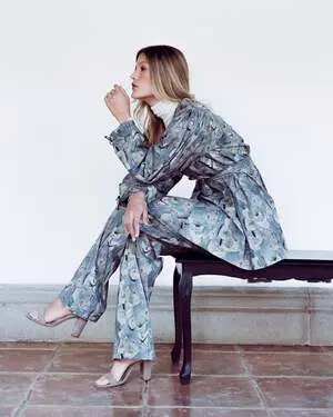 LIA COHEN Intuition Floral Straight-leg Pants