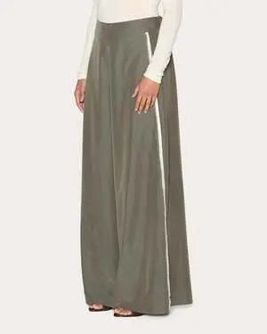 LIA COHEN Radiance Grosgrain Wide-leg Pants