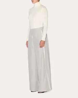 LIA COHEN Radiance Grosgrain Wide-leg Pants