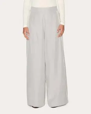 LIA COHEN Radiance Grosgrain Wide-leg Pants