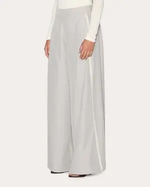 LIA COHEN Radiance Grosgrain Wide-leg Pants