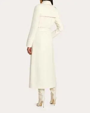Sentaler Baby Alpaca Maxi Trench Coat