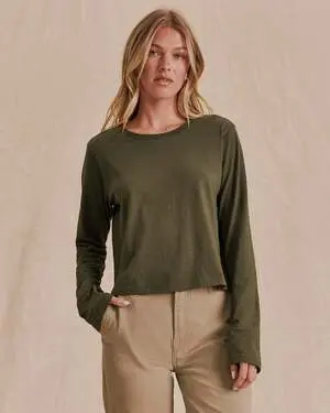 Splendid Louisa Long Sleeve Tee - Dark Navy