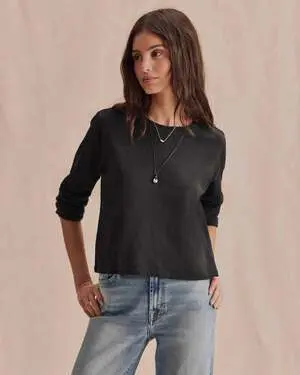 Splendid Louisa Long Sleeve Tee - Java