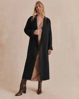 Splendid Portia Belted Coat Black