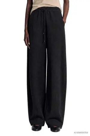 Max Mara Technical Jersey Wide Pants