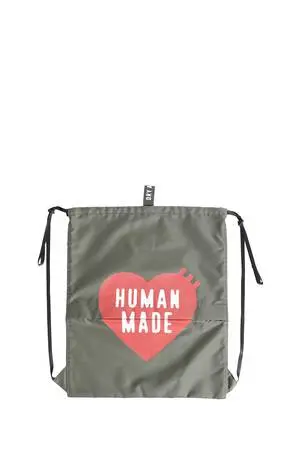 HUMAN MADE Heart Logo Knapsack - Green