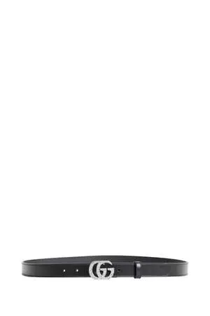 Gucci Belt With Double G Buckle - Black
